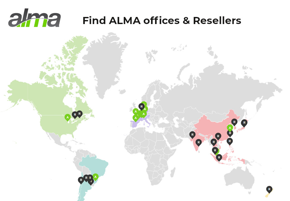 Find Alma or a reseller - Almacam